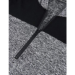 Vivilli Women's Thin Tunic Hoodies Long Sleeve Zip Up Sweatshirts Pullover Blouse Tops (Multi Black, XXX-Large)