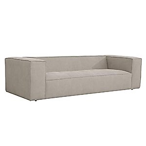 Amazon Brand – Rivet Thomas Modern Upholstered Sofa Couch, 101.2"W, Grey