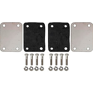 Buyers Products PLB17SS Plow Light Bracket Kit for Use with MACK Granite 2020+ Trucks, Durable Stainless Steel Construction, Mounts Easily to Truck Hood, MACK Granite Drump Truck Accessories