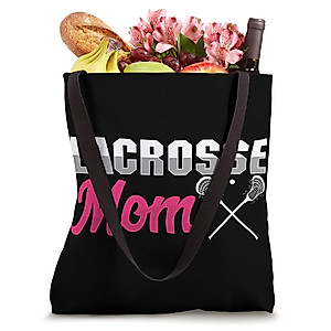 Lacrosse Mom Lax Player Mother Ball Sport Game Stick Goalie Tote Bag