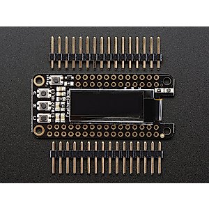 Adafruit FeatherWing OLED - 128x32 OLED Add-on for All Feather Boards [ADA2900]
