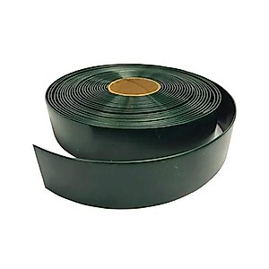 1.5" Wide x 20' Roll Vinyl Strap for Patio Chairs, Lawn Furniture, and Deck Chairs, Make Your Own Replacement Straps, Plus 20 Free Fasteners, (Green)