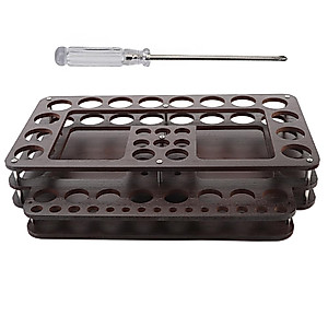 Wooden Vape Display Stand Holder Wooden RDA RTA Tank Holder Liquid Bottle Holder (Wooden Holder, Size B)