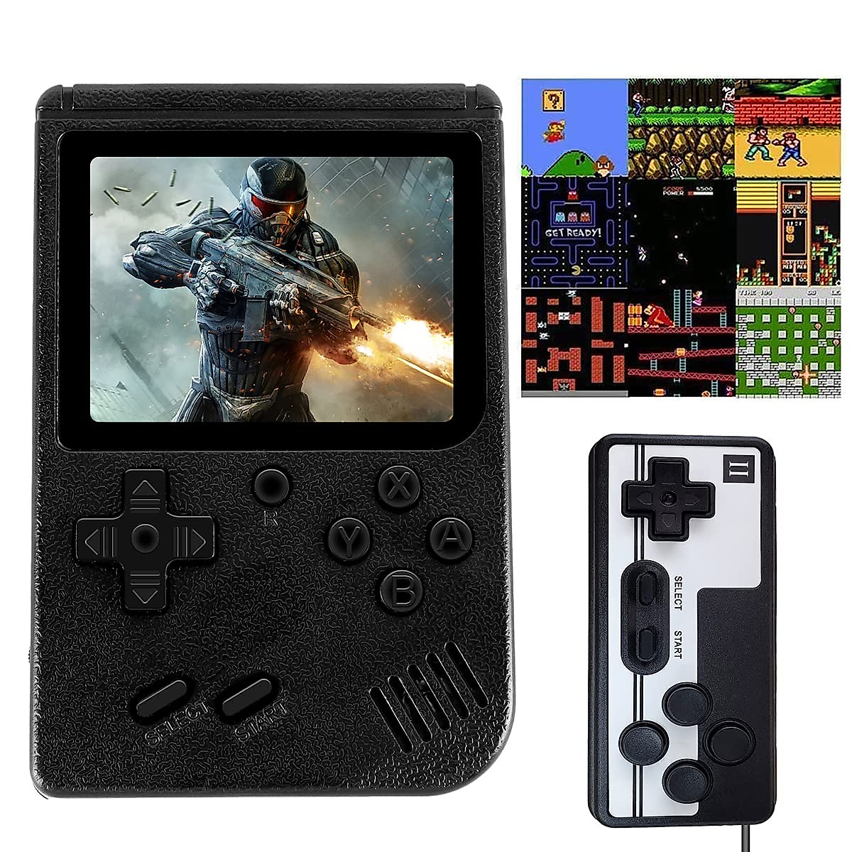 Handheld Games Console, Retro Video Games Consoles 400 Classic Games Good Gifts for Kids and Adult