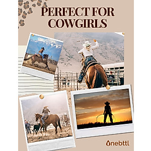 Onebttl Country Girl Gifts, Insulated Stainless Steel Wine Tumbler with Lid and Straw, Western gifts for Women, Farm Girl Gifts, Glitter Silver, 20 oz