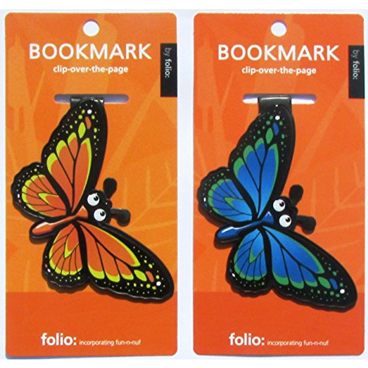 Lizard Bookmarks (Clip-over-the-page) Set of 2 - Assorted colors