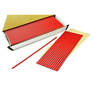 AmeriCan Goods 64/Pcs Rope Strips Dental Utility Wax Round Rope Red 3/16" x 11" Dental Base 4/pk Sheets Orthodontic Wax