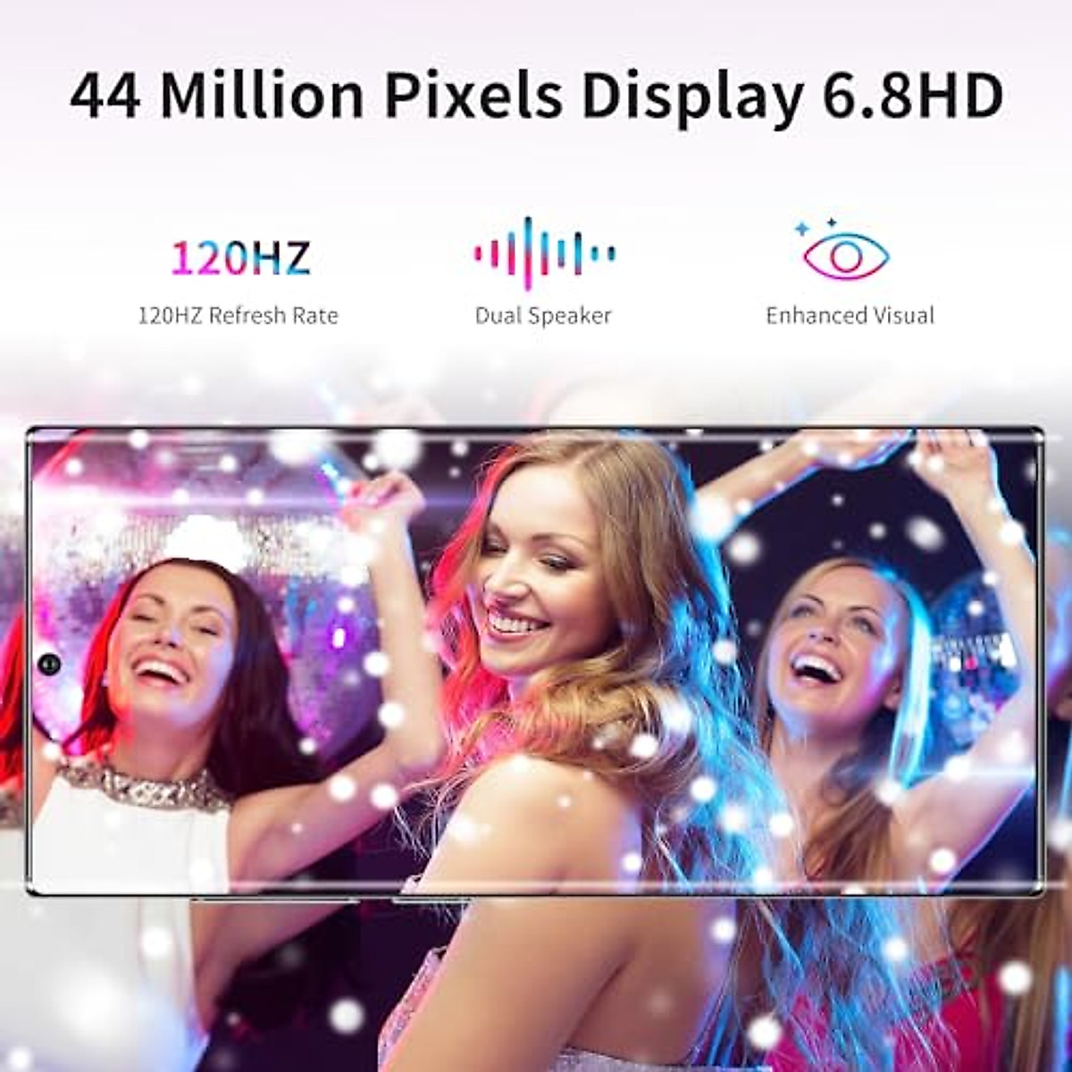 viqee S23U Cell Phone 5G Unlocked Phone,Smartphone with Tool Pen, Android 13.0 Cell Phone 6GB+256GB Full Netcom Support Dual SIM Dual Standby(Purple)