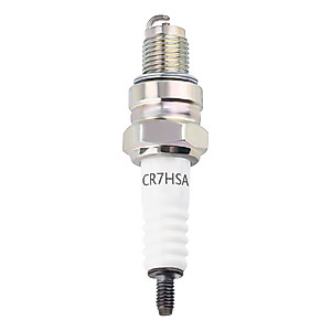 AloneGoer A7RTC CR7HSA Motorcycle Spark Plug A7RC A7TC CR7HSA 4549 Replace for GY6 Engine 50cc 70cc 90cc 100cc 110 125 150cc Motorcycle ATV Quad Scooter Go Kart Moped Chopper Buggy Dirt Racing Bike