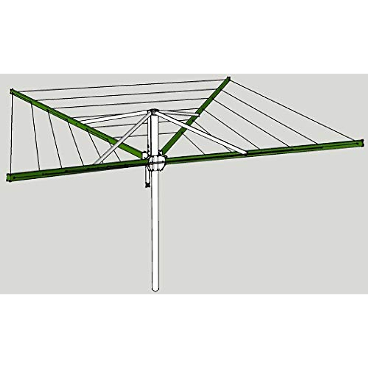 DS9 Sunshine Clothesline Outdoor Umbrella Shape Clothes Dryer