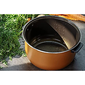 Reishunger Digital Rice Cooker and Steamer, Black, Timer - 8 Cups - Premium Inner Pot, Multi Cooker with 12 Programs & 7-Phase Technology for Brown Rice, Soups, Grains, Oatmeal & more - 1-8 People