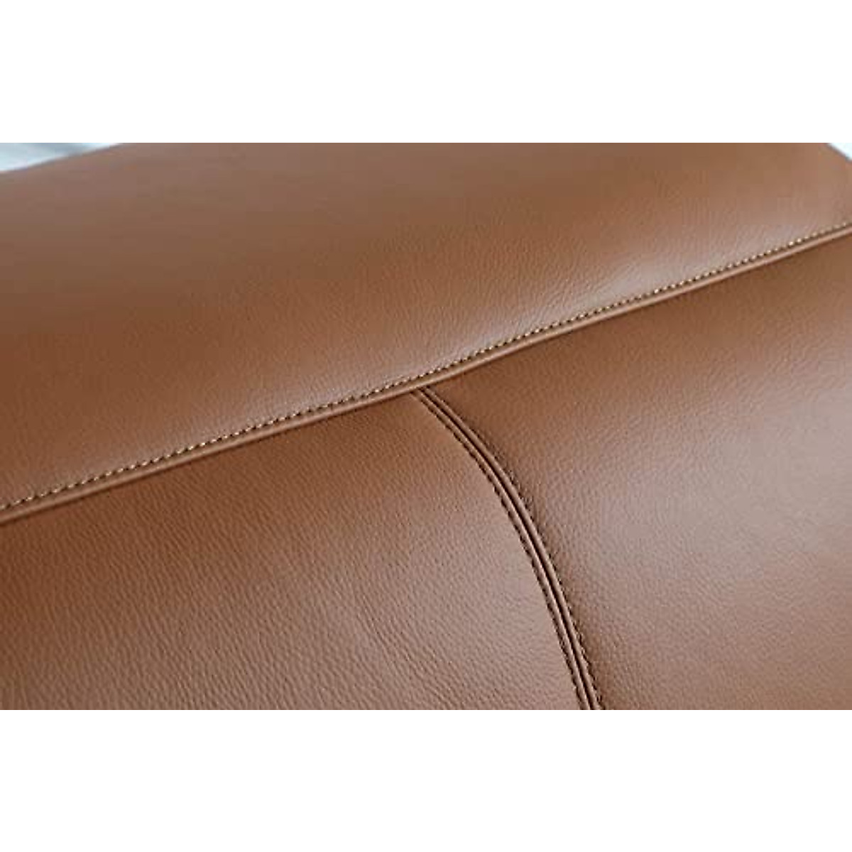 Blackjack Furniture Venice 8 Piece Sectional Sofa with 4-Power Recliners, Features Adjustable Headrest, Lumbar Support, USB and Wireless Charging Station, Extra Large Storage, 2 Consoles, Camel