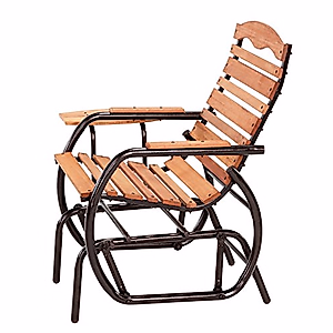 JACK-POST CG-21Z Country Garden Glider Chair with Tray, Bronze