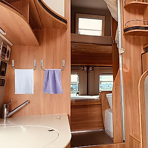 BOUTICOL 4 PCS Foldable RV Shoe Rack RV Shoe Organizer Camper Shoe Rack Wall Shoe Rack for RV Space Saving Shoes Storage for RV