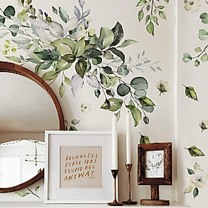 RoomMates RMK4711GM Watercolor Floral Arrangement Peel and Stick Wall Decals