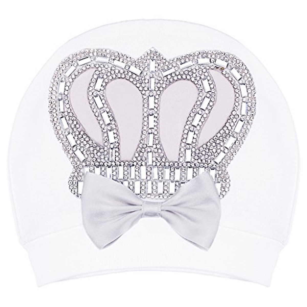 Lilax Baby Boy Jewels Crown Layette 4 Piece Gift Set 3-6 Months Gray