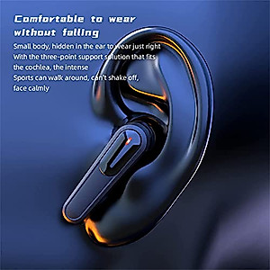 SMLLDFC Bluetooth 5.1 Digital Display Noise Reduction Bluetooth Earbuds - in-Ear Built-in Mic Light-Weight Stereo Hi-Fi Headset Gifts with Charging Case Gifts for Office Outdoor Sport