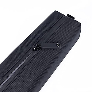 Comfyable Small Toiletry Bag for Men, Slim Mini Toiletry Bag, Toothbrush Bag, Mini Dopp Kit Bag for Electronics, Tech, Gym, Water-Resistant Essentials Bag, Black