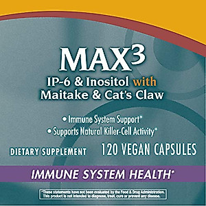 Nature's Way Cell Forté MAX3 IP-6 & Inositol w/Maitake & Cat's Claw, 120 VCaps