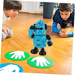 Toyvian 1pc King Robot Desktop Toys Kids Mini Toys Office Desk Toys Kids Robot Plaything Electric Toy Kid Electric Robot Toy Plastics, Electronic Components Child Intelligent Doll