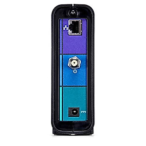 ARRIS SURFboard (8x4) DOCSIS 3.0 Cable Modem, approved for Cox, Spectrum, Xfinity & more (SB6141 Black) (Renewed)