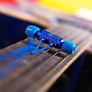 LUDOS Ultra Wired Earbuds in-Ear Headphones, 5 Years Warranty, Earphones with Microphone, Noise Isolating Ear Buds, Memory Foam for iPhone, Samsung, School Students, Kids, Women, Small Ears - Blue