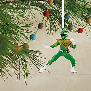 Hallmark Hasbro Power Rangers Green Ranger Christmas Ornament