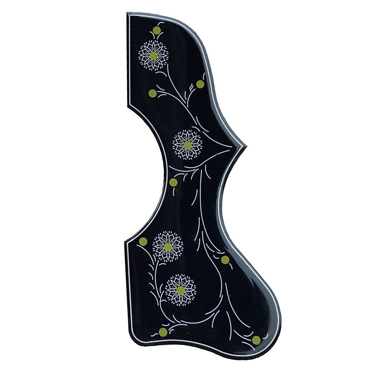 43" Pickguard for SJ200 Acoustic Guitar Celluloid Black Right Left Hand (right hand)