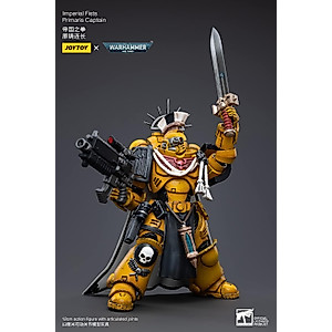 BLOOMAGE JOYTOY (BEIJING) TECH Warhammer 40k: Imperial Fists Primaris Captain 1:18 Scale Figure