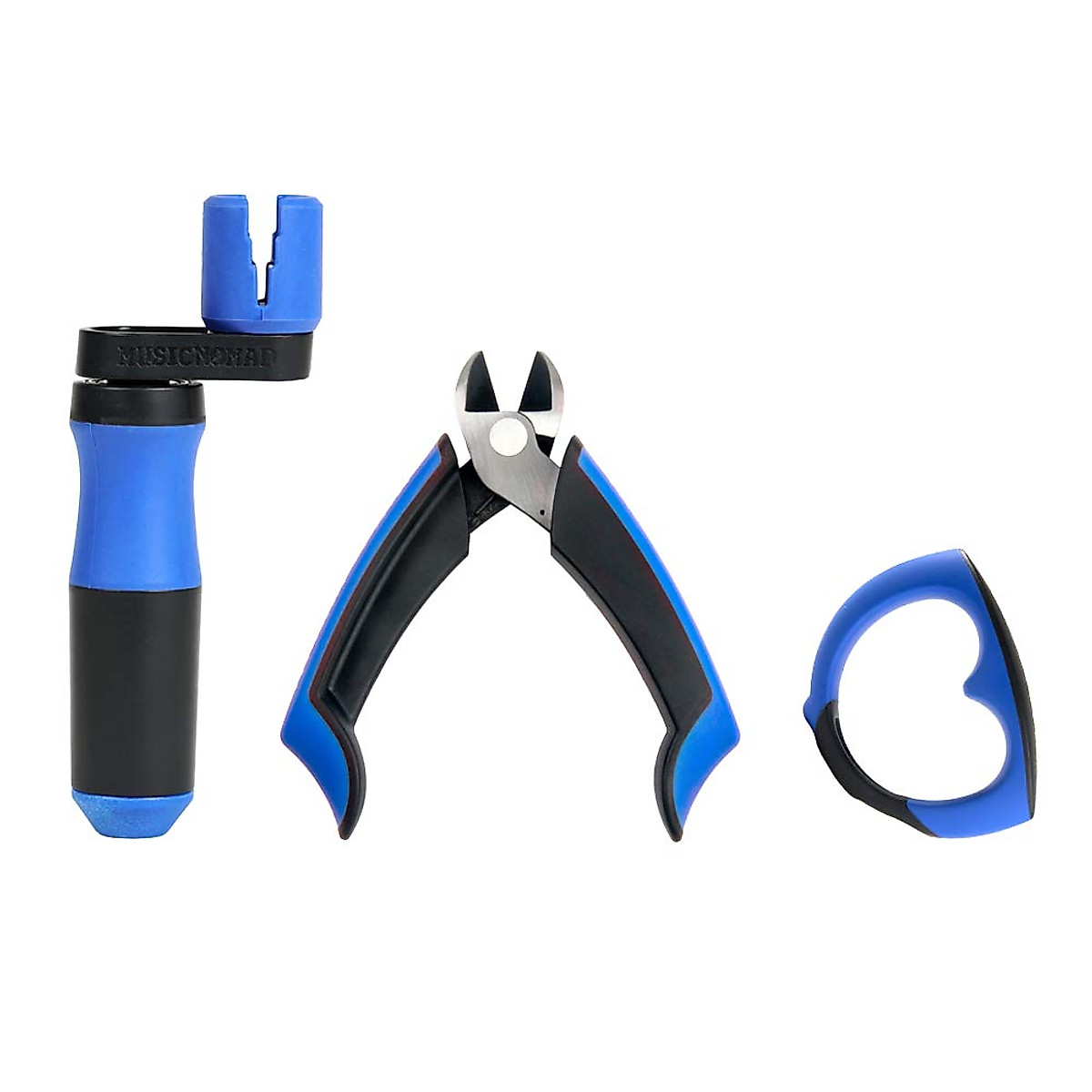 MusicNomad GRIP Winder/Cutter/Puller/10mm Wrench All in One Premium String Changing Kit for all Guitars & Basses (MN295)