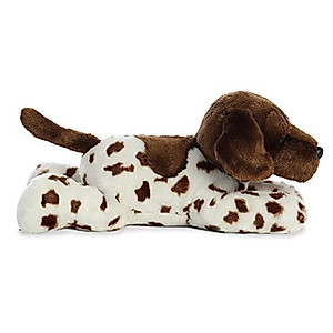 Aurora® Adorable Flopsie™ Gio German Shorthair™ Stuffed Animal - Playful Ease - Timeless Companions - Brown 12 Inches