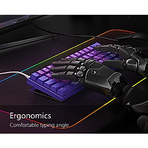 BOYI Wired 60% Mechanical Gaming Keyboard, Mini RGB Cherry MX Switch PBT Keycaps NKRO Programmable Type-C Keyboard for Gaming and Working (Queen Color,Cherry MX Red Switch)