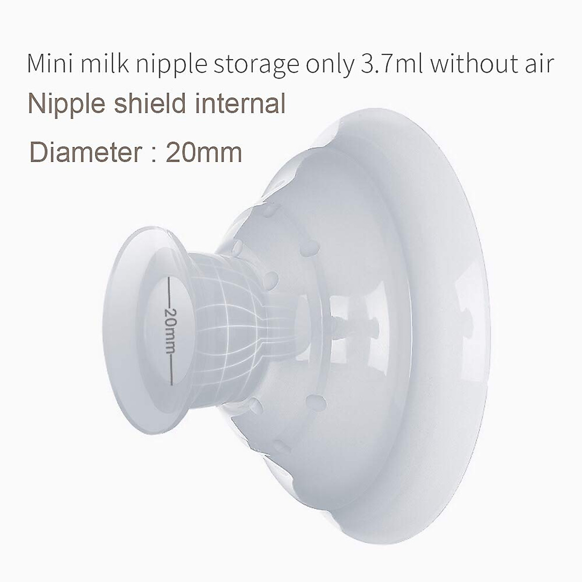 Pea Baby Nippleshield Double Silicone Nipple Shield 20mm Breastfeeding Nursing Difficulties 1 PC ...