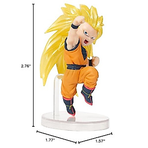 Bandai Namco - Dragon Ball Super - Super Saiyan Vegito, Zamasu, Super Saiyan 3 Goku, Ultra Instinct Goku, Dragon Ball Adverge 2" Figure (Box Set 4)