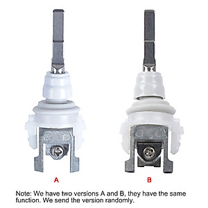 Electric Toothbrush Metal Shaft/Vibrating Tip Replacement Parts Compatible with Philips HX6340 HX6530 HX6710 HX6920 HX9140 HX9340 HX8910 HX9350, Shaft Connector Block with Waterproof Rubber Seal