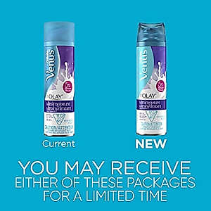 Venus Gillette with Olay UltraMoisture Women’s Shave Gel, Violet Swirl, 36 Oz, 6 Count