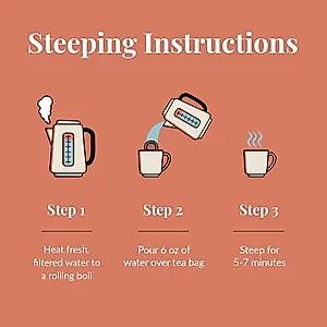 The Republic of Tea - Orange Ginger Mint Herbal Tea, 36 Tea Bag, Tin | Caffeine-free