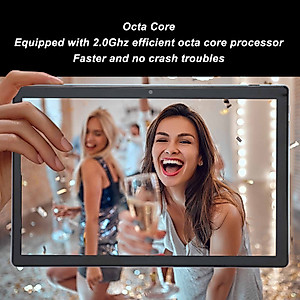 10.1 Inch Tablet, 4G Calling Tablet, Fast Charging Tablet, 1960x1080 FHD Large Screen, 6GB RAM 128GB ROM, Android 10.0 System, 5000mAh, Bluetooth 5.0, 5G WiFi (Blue)