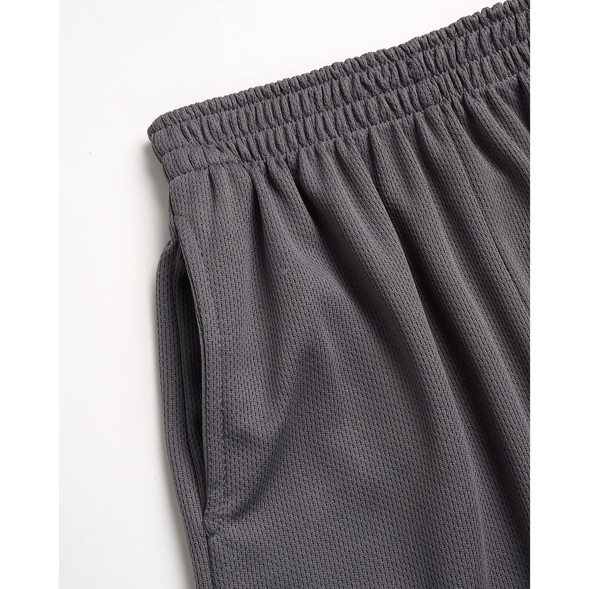 Mad Game Boys' 5 Pack Shorts Mesh Active Performance Basketball Shorts with Pockets (Size: 8-18), Size 16-18, Black/Charcoal/Red/Royal/Navy