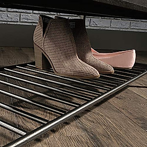 Sauder North Avenue Storage Bench, Smoked Oak finish