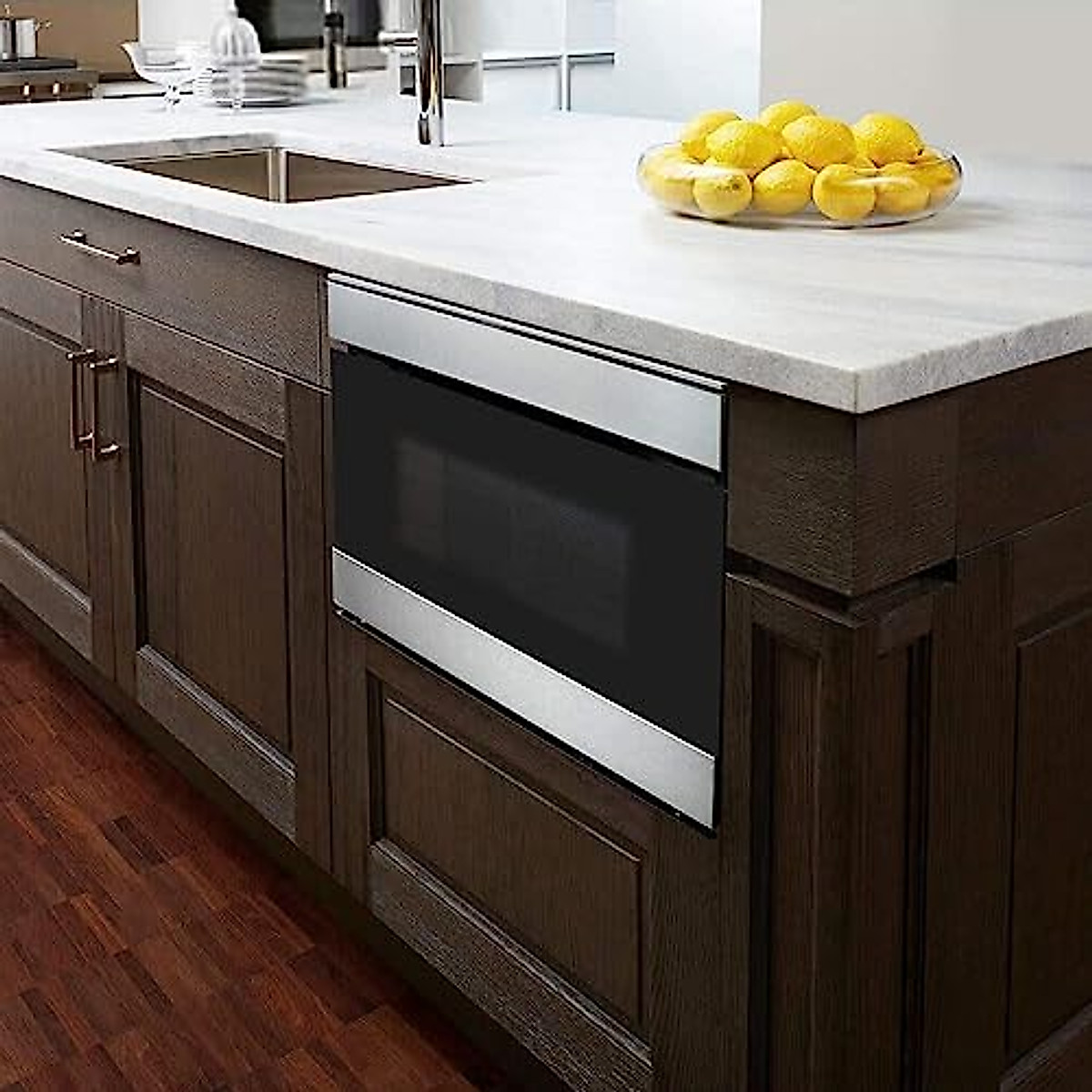 Sharp 24" 1.2 cu.ft. 950W Smart Microwave Drawer, SMD2489ES + Extended Protection Pack