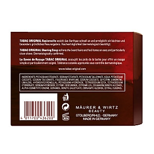 Tabac Original By Maurer & Wirtz For Men. Shaving Soap Bowl 4.4 Ounces