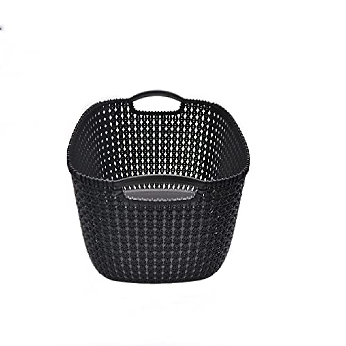 IPP Pack of 2 black organizing baskets