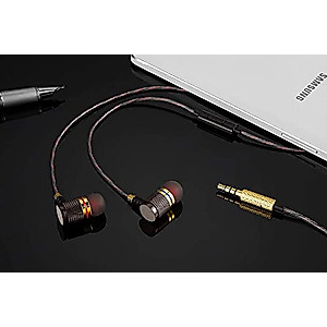 Betron YSM1000 in Ear Headphones Wired Earphones with Mic Microphone Volume Control Stereo Ear Buds Deep Bass Case 3.5mm Jack