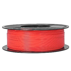 1.75mm PLA Filament, 1kg Smokeless Bubble Good Adhesion 3D Printer Filament for Printing(Red)