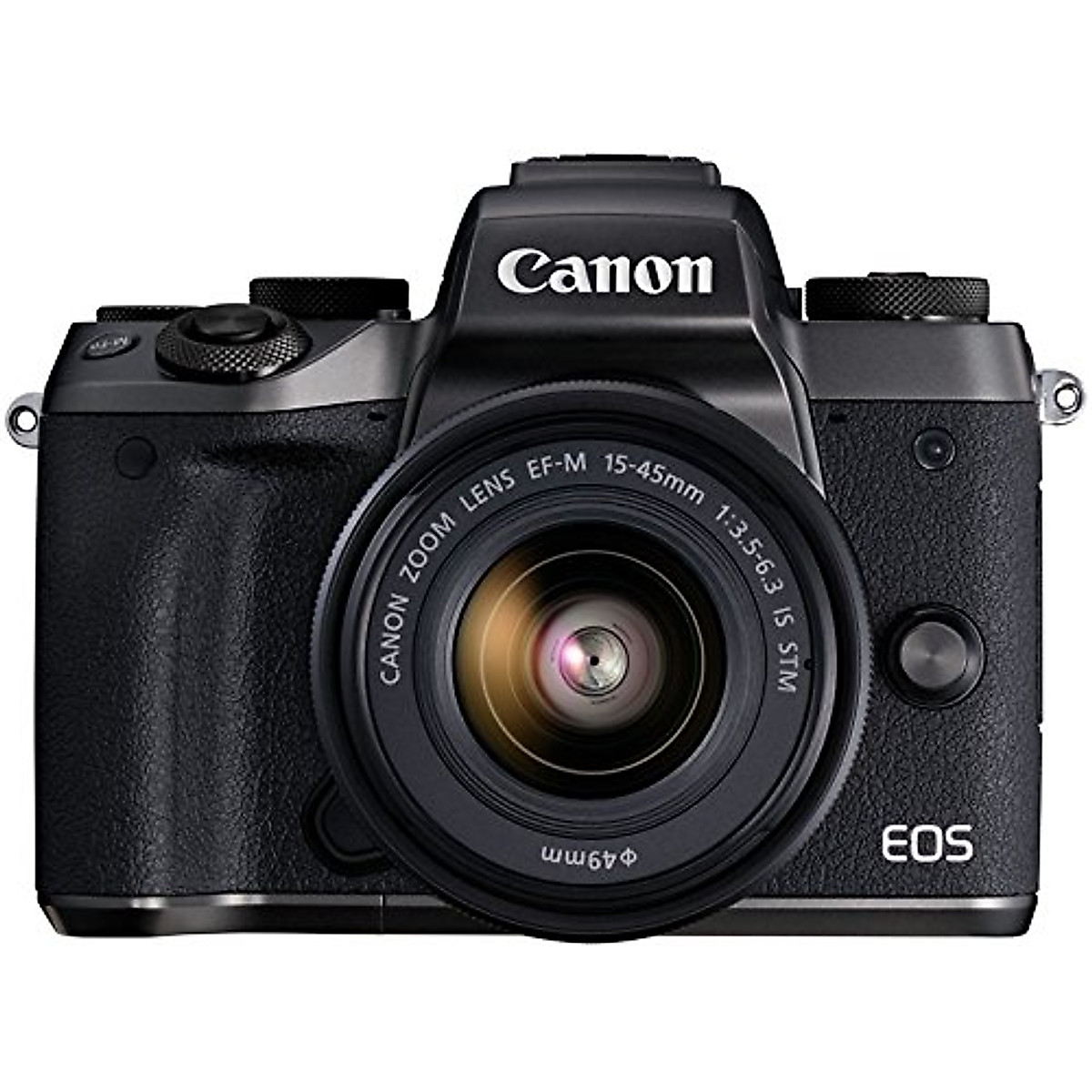 Canon Cameras US 24.2 Digital SLR Camera with 3.2-Inch LCD, Black (EOS M5 EF-M 15-45 STM KIT)