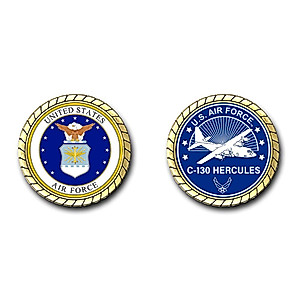 US Air Force C-130 Hercules Challenge Coin Officially Licensed