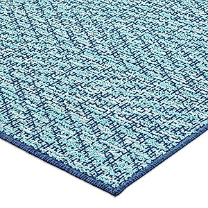 Christopher Knight Home Boggio Area Rug, 5'3" x 7', Blue + Ivory