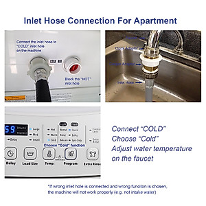 Panda 1.70 cu.ft Portable Washing Machine, High-End Fully Automatic Compact Washer, 11lbs Capacity, Folding Window, White