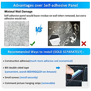 BXI Thickened Sound Absorbing Panels - 12 Pack 12 X 12 X 0.5 Inches Dense Acoustic Panels, Echo Noise Reducing Sound Panels, Tackable Studio Panels for Wall and Ceiling Acoustic Treatment